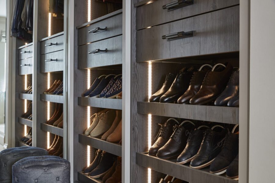 Designing the perfect walk-in wardrobe or closet for men